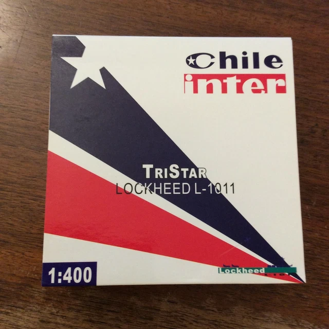 BLUE BOX - Chile Inter - Lockheed L-1011 Tristar - 1:400 - (New) $140. ...