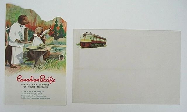 CANADIAN PACIFIC DINING Car Service For Young Travellers Menu ...
