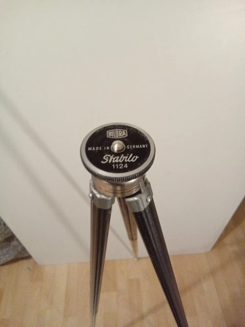 VINTAGE BILORA STABILO 1124 Made in Germany Camera Telescopic Tripod ...