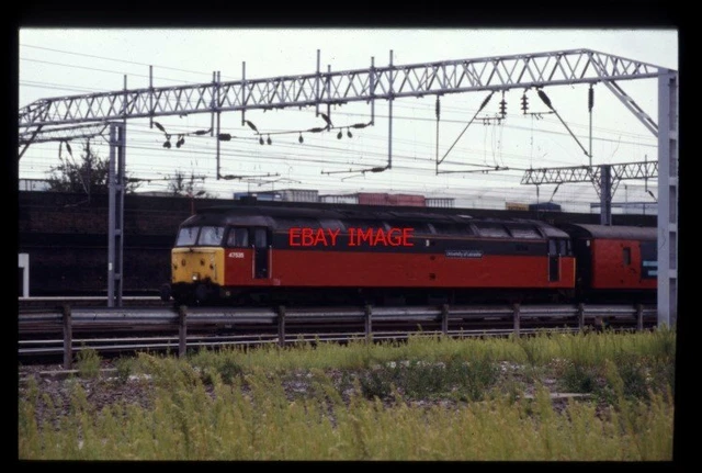 PHOTO BR Class 47 Loco No 47535 University Of Leicester £3.00 - PicClick UK