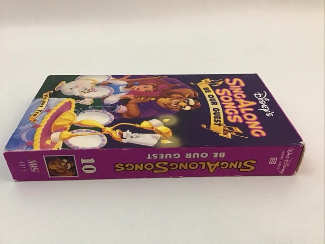 DISNEY SING ALONG Songs Be Our Guest Volume 10 VHS Tested £13.43 ...