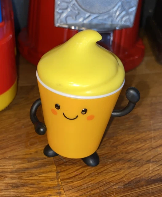 WENDY'S FAST FOOD Toy - Yellow Frosty Character mango milkshake ...