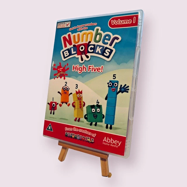 NUMBER BLOCKS VOLUME 1 DVD High Five Cbeebies R2 Region 2 Educational ...