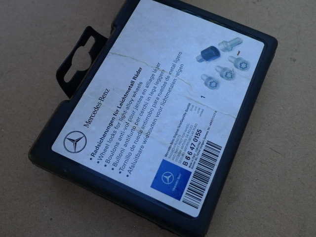 ORIGINAL MERCEDES-BENZ RADSICHERUNG Radschloss M14 x 1,5 x 27 B66470155 ...