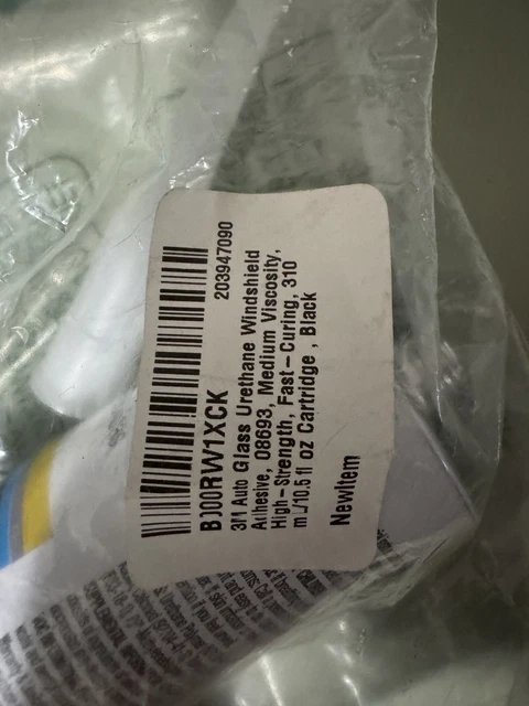 3M AUTO GLASS Urethane Windshield Adhesive, 08693, Medium Viscosity ...