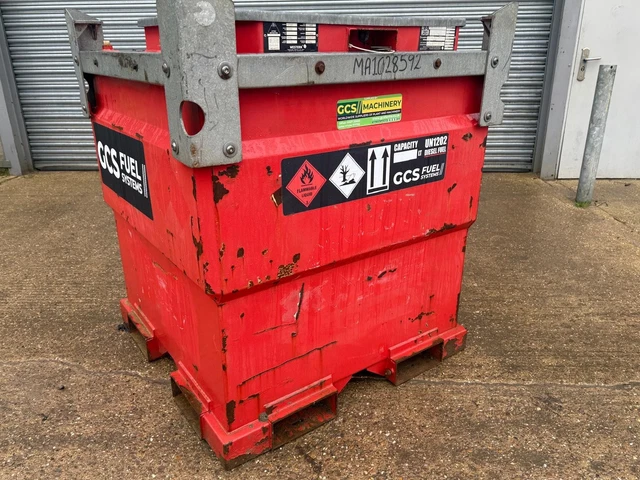 950 LITRE BUNDED Fuel Tank Western Transcube Diesel Cube Bowser 950L £ ...