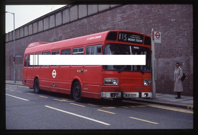 LONDON TRANSPORT BUS Colour Photograph Leyland National LS 37 KJD 537P ...
