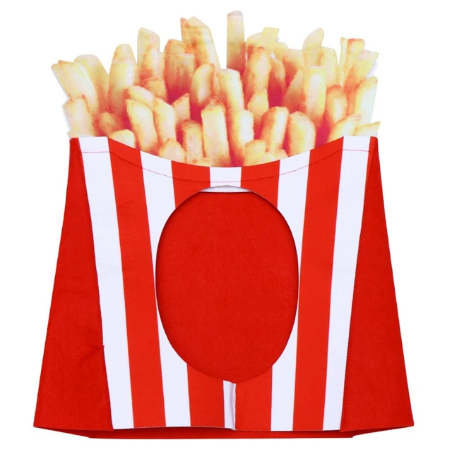 FRIES HEADPIECE COSTUME Headwear for Kids French-Fries-shape Headdress ...