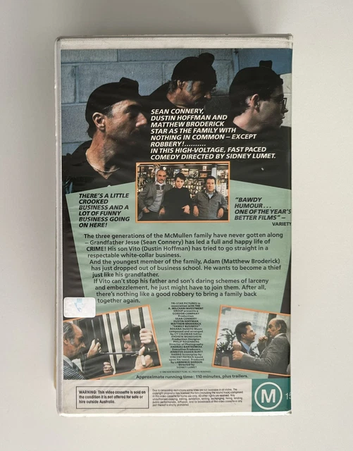 FAMILY BUSINESS [VHS] Roadshow Big Box Clamshell Ex-Rental Video Tape 1989 $19.95 - PicClick AU