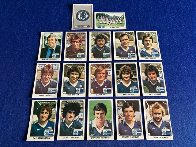 PANINI FOOTBALL 79 Chelsea Album Stickers Complete Team Cut Outs £10.78 ...