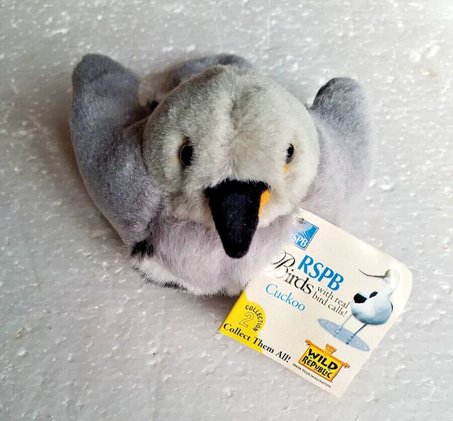 WILD REPUBLIC RSPB Audubon Bird CUCKOO Plush Toy 'Hatched' 2003 ~ NO ...