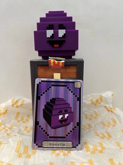 MCDONALD’S MINECRAFT MOVIE Meal 2025 - Grimace Egg - Holo Card Rare £11 ...