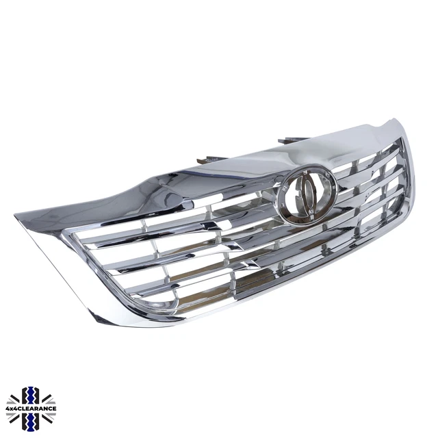 FULL CHROME FRONT Grille for Toyota Hilux Mk7/Vigo champ pickup 2011-16 ...