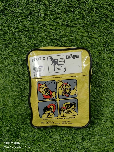 DRAGER PARAT C PVC Feuer / Rauch Kapuze 0158 En : 403 : 2004 (M) 2025 ...