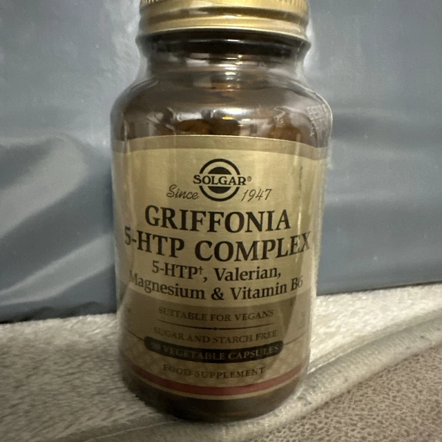 SOLGAR | GRIFFONIA 5-HTP Complex 90 Vegetable Capsules 11/26 £18.50 ...