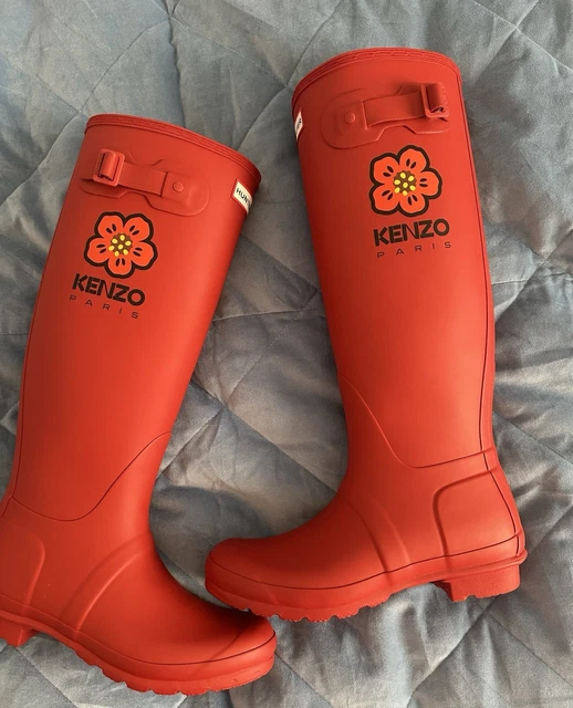 KENZO HUNTER WELLINGTON Boots Size 6, RRP £240 £82.88 - PicClick UK
