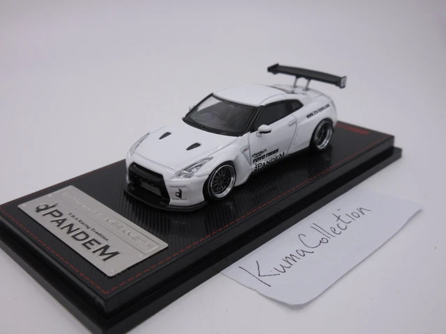1:64 IGNITION NISSAN Skyline GT-R R35 PANDEM White JDM IG1745 Japan ...