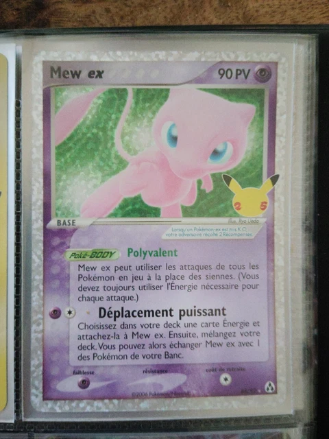 CARTE POKÉMON MEW EX 88/92 Célébrations 25 ans EUR 15,00 - PicClick FR
