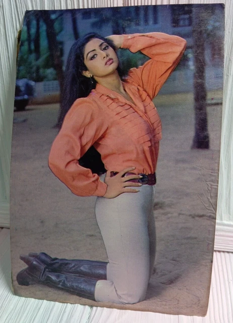 BOLLYWOOD ACTOR SRIDEVI Sri Devi Rare post card India old postcard £47. ...