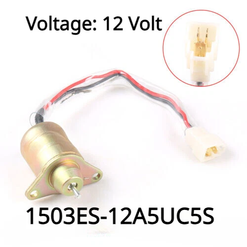 FUEL SHUT OFF Solenoid Valve Shutdown For Yanmar Synchro Start 1503ES ...