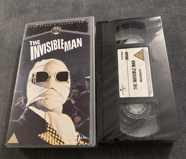 THE INVISIBLE MAN- REMASTERED VHS - Tape Sealed £19.99 - PicClick UK