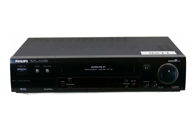 PHILIPS VR1100 | Super VHS Recorder | Time Base Corrector (TBC / NR) £ ...
