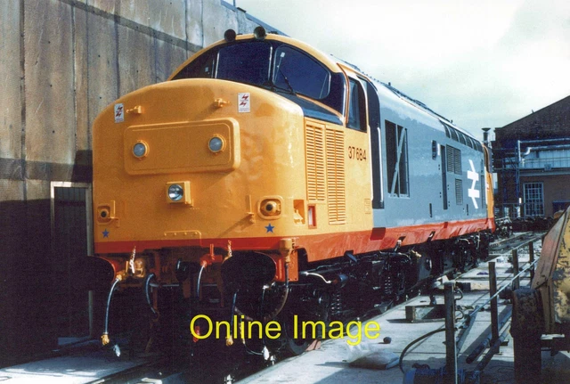 RAILWAY PHOTO 6X4 Class 37 37684 ex works at Crewe c1987 £2.00 ...