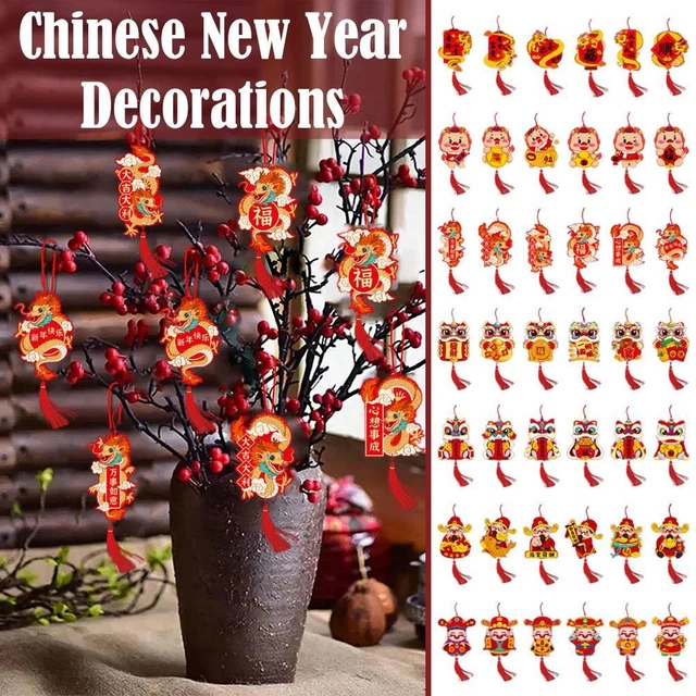 CHINESE NEW YEAR Dragon Ceiling Decorations Paper Dragon Hanging Party ...
