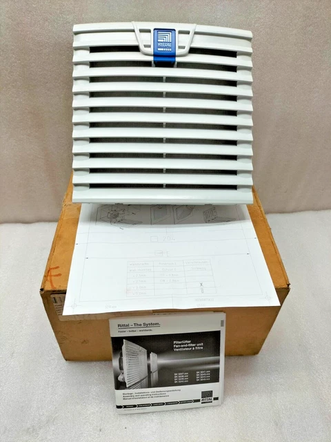 RITTAL SK 3239.100 FAN & FILTER UNIT 230V 50/60 Hz £118.80 - PicClick UK
