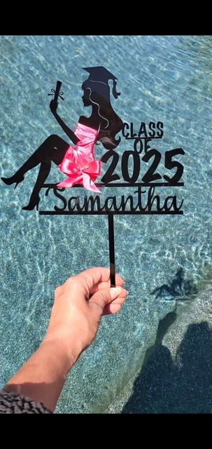 PERSONALIZED CLASS OF 2025 Graduation Cake Topper , Graduation Cake ...