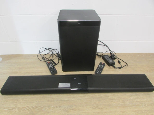 JVC TH-WL711B 2.2 Channel Wireless Soundbar & Subwoofer with Remote ...