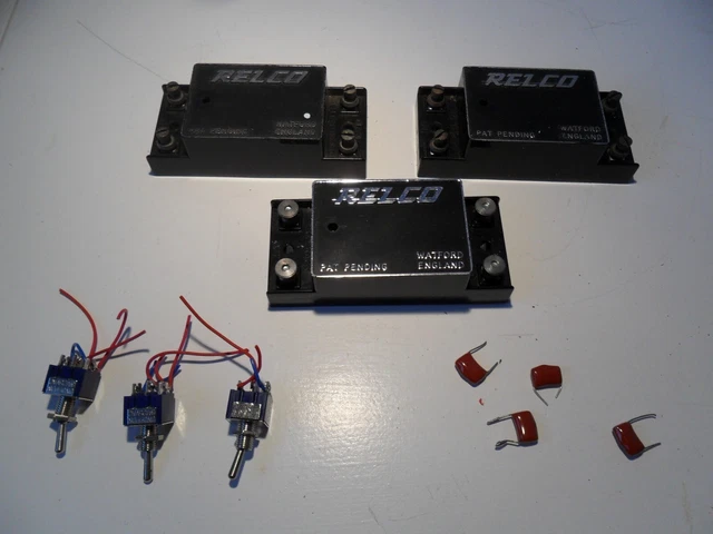 N / OO Gauge 3 Relco High Freq Track Cleaner C/W Capacitor & Switch ...