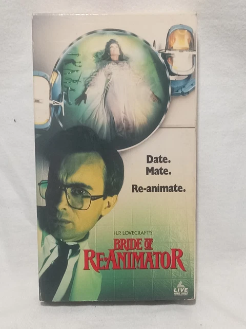 BRIDE OF REANIMATOR (1989) VHS R Rated Version Case and Tape Nice ...