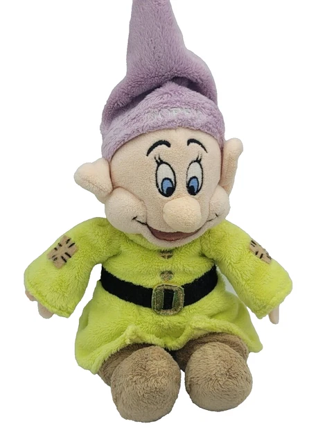 DISNEY SNOW WHITE & 7 Dwarfs "Dopey Dwarf" 10"Plush Cuddly Soft Toy ...