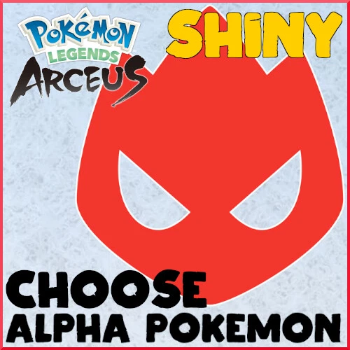 CHOOSE ANY SHINY Alpha Pokemon Max Effort Levels Ganbaru GVs Legends ...