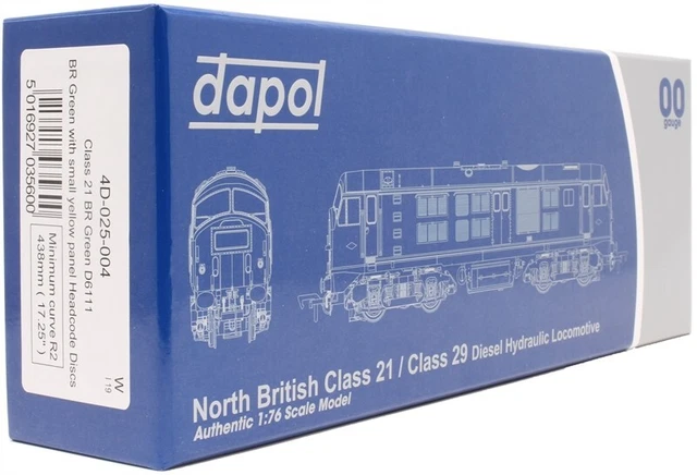 DAPOL 4D-025-004 CLASS 21 Br Green D6111 Dcc Ready £145.00 - PicClick UK