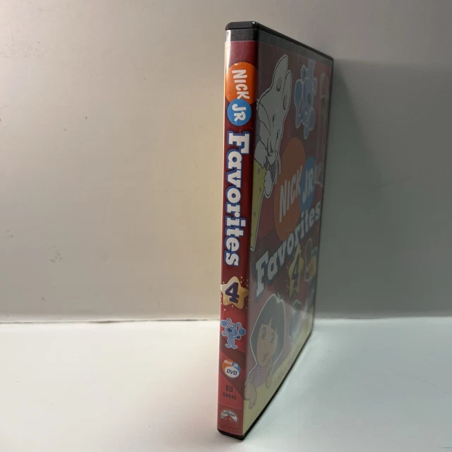 NICK JR. FAVORITES 4: DVD Dora-Backyardigans-Blues Clues-LazyTown ...