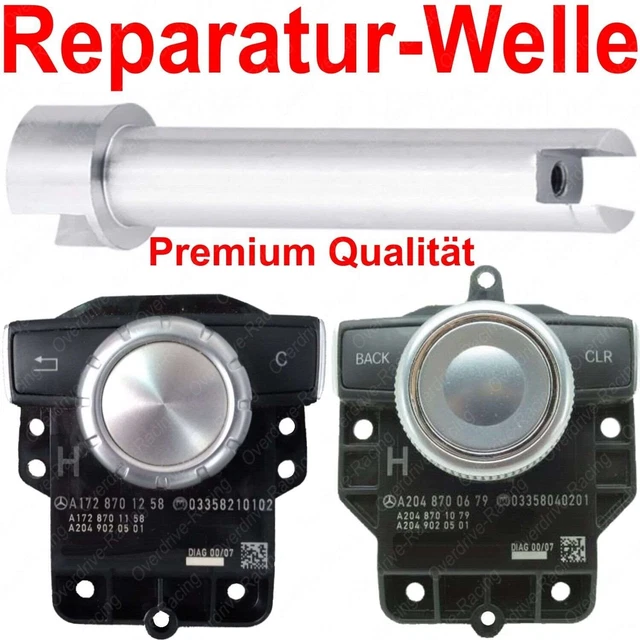 WELLE ALU DREHKNOPF Stick Shaft passend für Mercedes Benz Comand ...