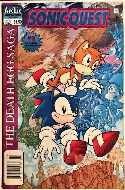 SONIC HEDGEHOG COMIC Book SONIC QUEST Mini Series #1 Death Egg Saga ...