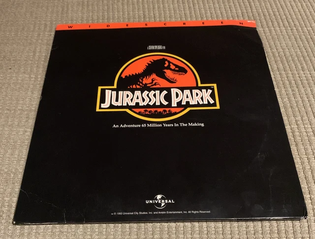 JURASSIC PARK (LASERDISC) 2-Disc WIDESCREEN AC-3 Dolby Digital GREAT ...
