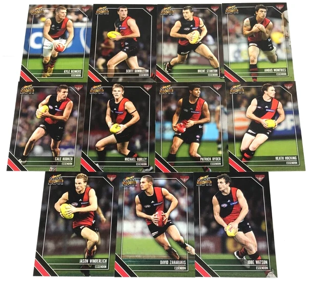 2011 SELECT AFL Champions Trading Card Full Base Card Team Set (11 ...