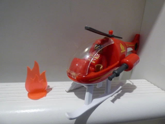 PLAYTIVE JUNIOR TOY Fire Brigade Helicopter With 1 Toy Figure 3-8 Years ...