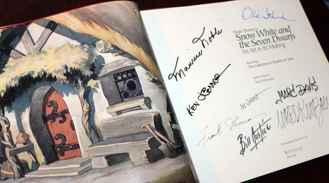 WALT DISNEY'S SNOW WHITE and the Seven Dwarfs SIGNED BOOK An Art in Its ...