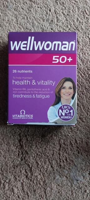 VITABIOTICS WELLWOMAN 50+ Health and Vitality Support Tablets £17.20 ...