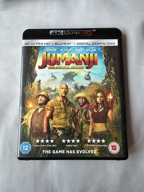 JUMANJI: WELCOME TO The Jungle - 4K UHD/Blu-ray/UltraViolet Combo Pack ...