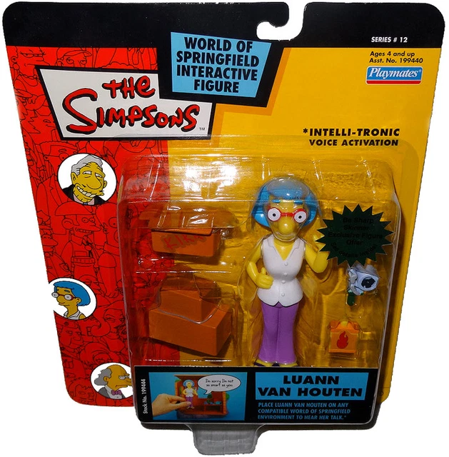 Figurine ArticulÉe Simpsons Luann Van Houten Wos Moc Series 12 World Of Springfield Eur 1670