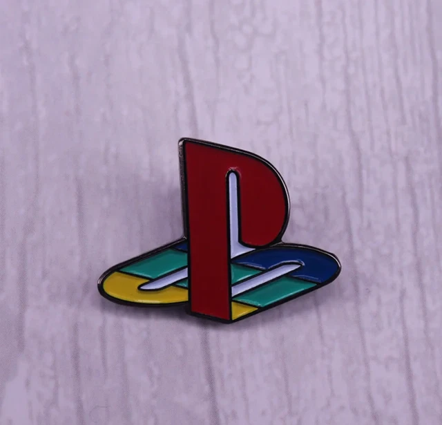 RETRO PLAYSTATION PS1 PS2 PS3 PS4 PS5 Logo Enamel Pin Badge Metal ...