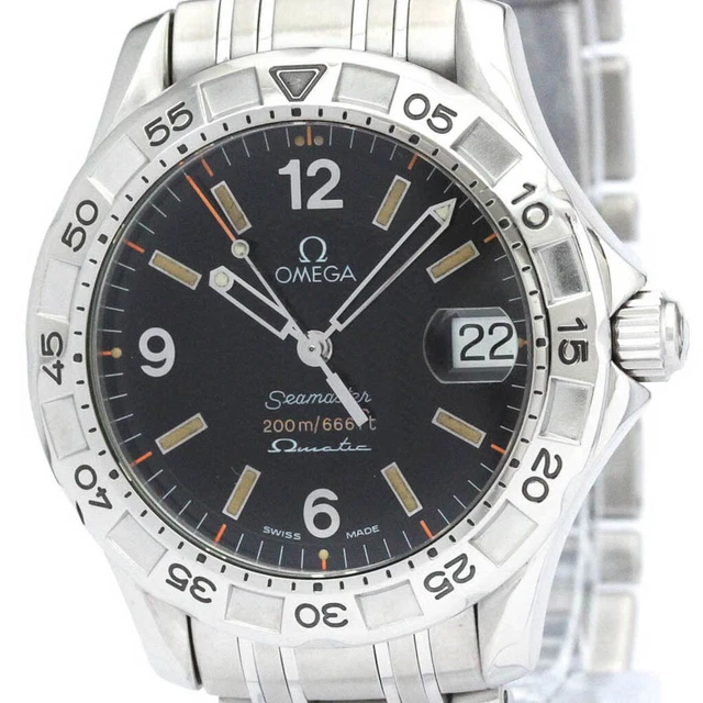 POLISHED OMEGA SEAMASTER 200M Omegamatic Auto Quartz Mens Watch 2514.50 ...
