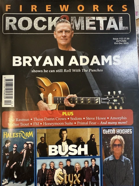 FIREWORKS MAGAZINE AUTUMN 2025 Bryan Adams, The Rasmus, Those Damn ...