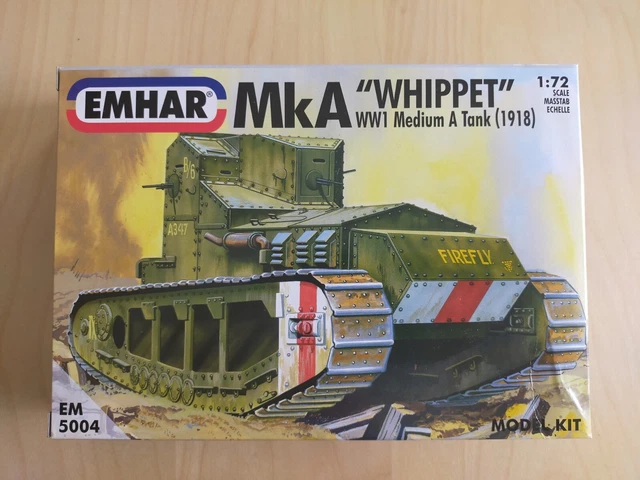 EMHAR 1:72 MKA Whippet Tank WW1 Neu Ovp EUR 15,00 - PicClick DE